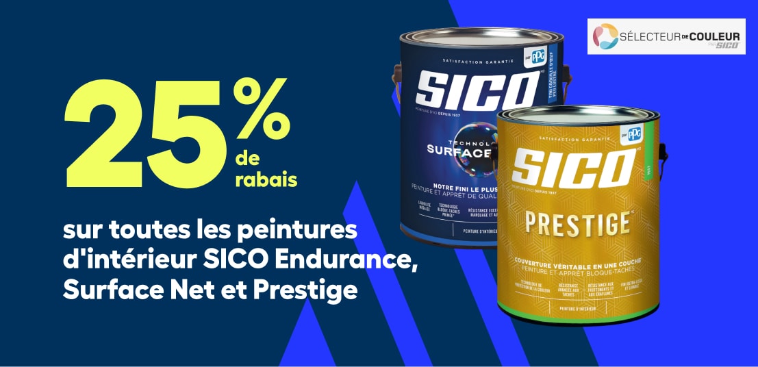Peinture teintable multicolore Sico Endurance, base blanche, fini mat ...