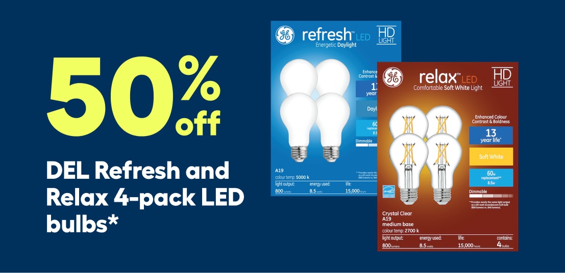 Light Bulbs - LED, Fluorescent, Grow Lights & More | RONA