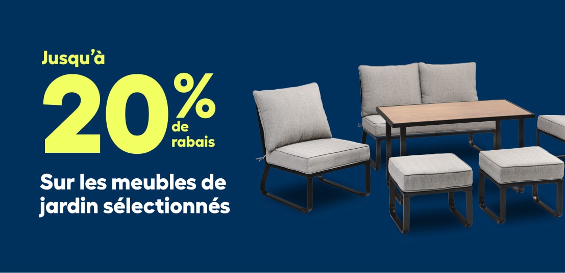 Meubles de jardin : ensembles de patio, parasols, abris-soleil et bien ...