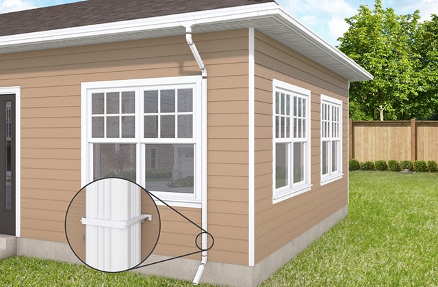 Install a PVC gutter | RONA